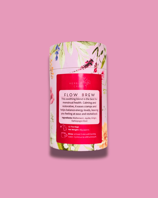 Flow Brew | Herbal Craft Tea for Period Cramp Relief and Women’s Health